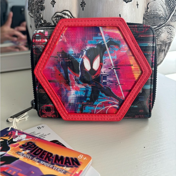 Loungefly | Bags | Loungefly Spiderman Lenticular Wrap Around Wallet ...